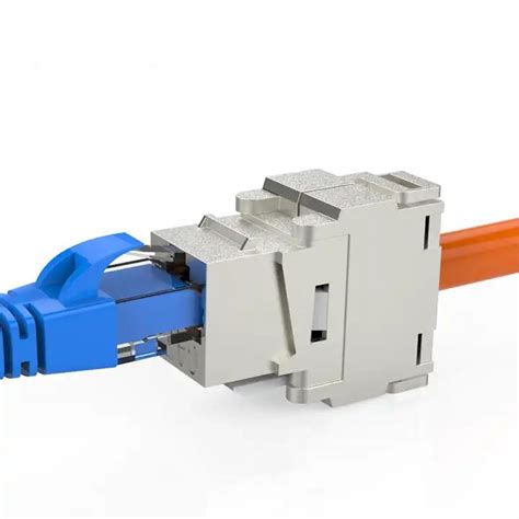Cupla Modulara Pentru Priza Retea Rj45 Cat 6a Ecranat Ftp Stp Gigabit Emagro