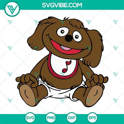 Rowlf The Dog Muppet Svg Files Muppet Babies Svg File Disney Svg File
