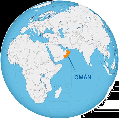 Oman Mapa