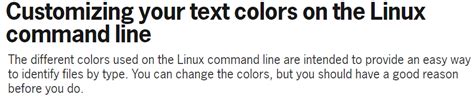 customize text colors on debian 10 terminal
