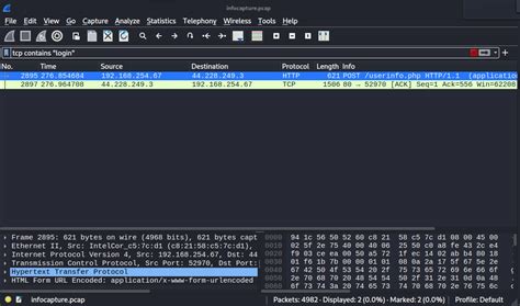 capturing a password with wireshark and tcpdump why encryption is