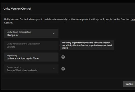 How To Remove Version Control Organisation Unity Services Unity