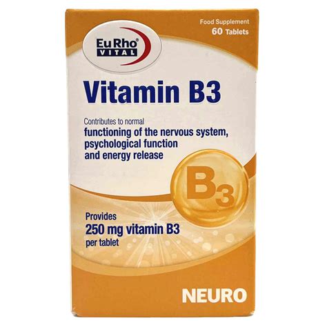 خرید آنلاین قرص ویتامین ب3 یوروویتال Eurhovital Vitamin B3 قیمت