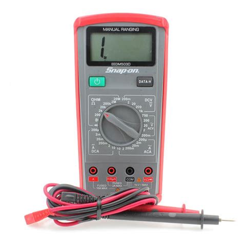Snap On Eedm503d Manual Ranging Advance Digital Multimeter W Test
