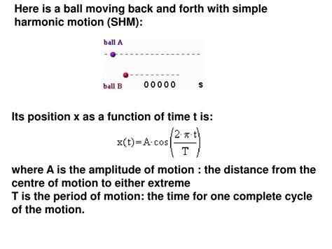 PPT Simple Harmonic Motion PowerPoint Presentation Free Download ID