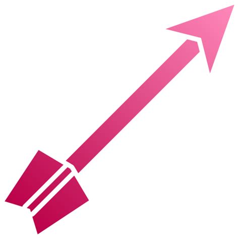 Cupid Arrow Generic Gradient Fill Icon