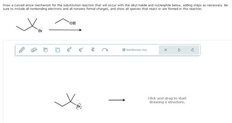 Solved Draw a curved arrow mechanism for the substitution | Chegg.com