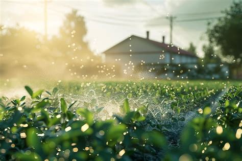 Smart Irrigation Systems For Agriculture Premium Ai Generated Image