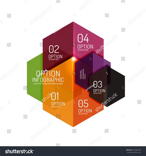 벡터 육각형 인포그래픽 다이어그램 템플릿 스톡 벡터로열티 프리 572802994 Shutterstock
