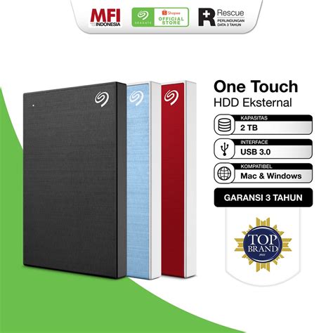 Jual Seagate One Touch Hdd Hardisk Eksternal Tb Pengganti Seagate Backup Plus Shopee