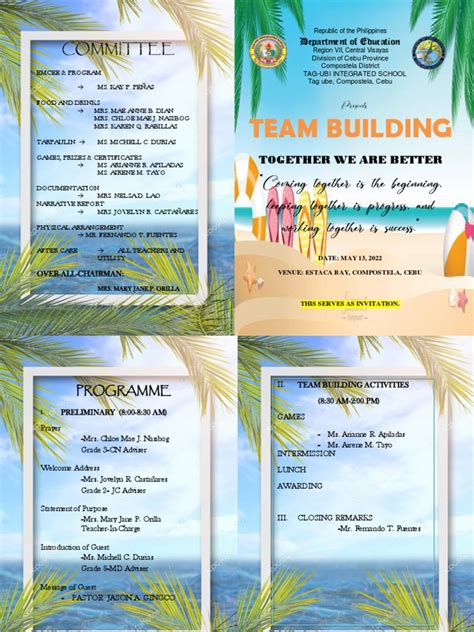 Teambuilding Program Pdf