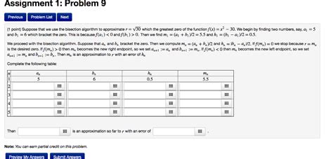 solved suppose that we use the bisection algorithm to