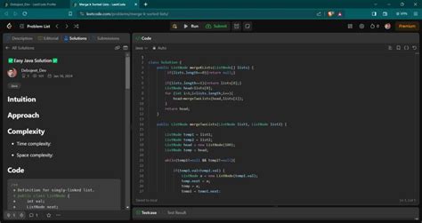 Java Dsa Leetcode Coding Debojeet Dutta