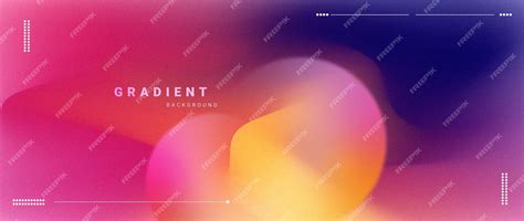 Premium Vector Multicolor Gradient Background With Grain Texture