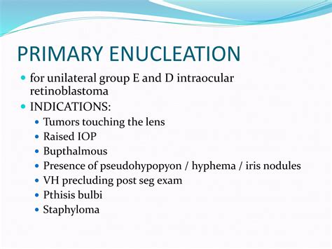 Management Of Retinoblastoma And Current Trends Pptx