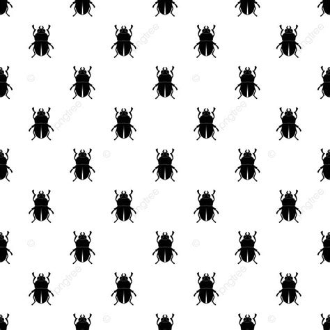 Bug Pattern Seamless In Simple Style Vector Illustration Background Insecticide Colorful