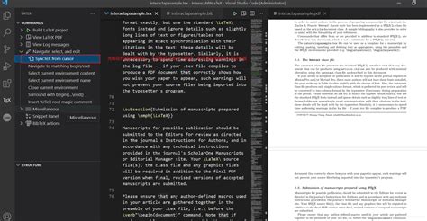 vscode latex：代码和pdf互相跳转 vscode latex跳转 csdn博客