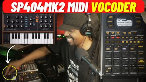 Sp404 Mk2 Vocoder With Minimoog Model D App Youtube