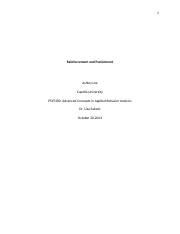 Understanding Reinforcement and Punishment in Behavior Analysis | Course Hero