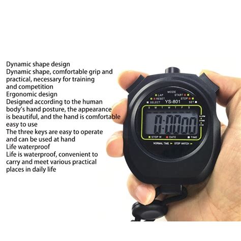 Multi Function Electronic Digital Sport Stopwatch Vicedeal