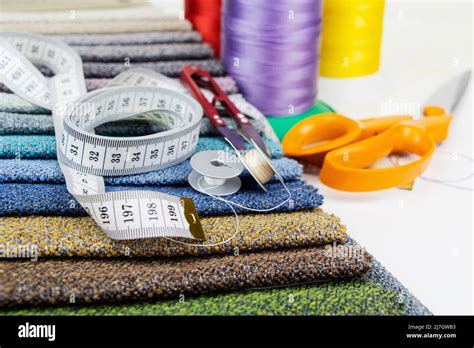 Colorful Sewing Thread Background Tailor Related Images On A White