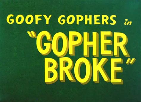 Gopher Broke Looney Tunes Wiki