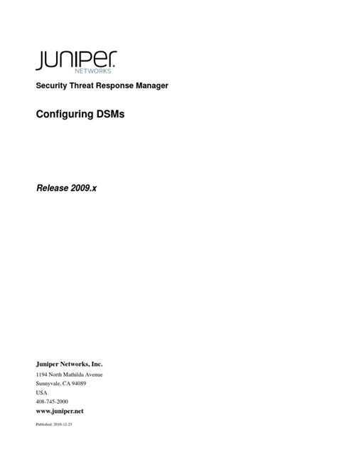 Configuring Juniper Dsms Pdf File Transfer Protocol Apache