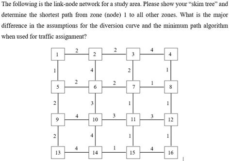 solved 29 40 determine the shortest path from zone node 1