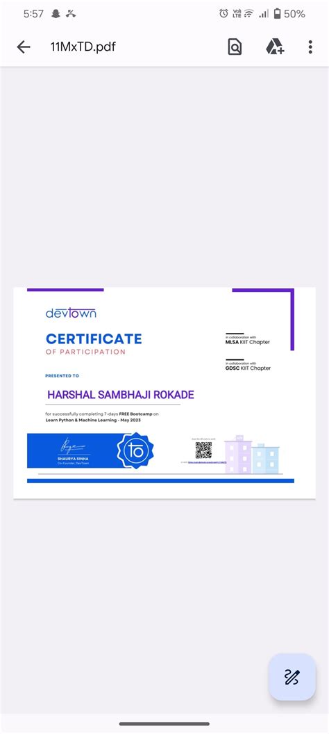 Thank You Shaurya Sinha And Devtown For Conducting This Bootcamp It Was Harshal Rokade