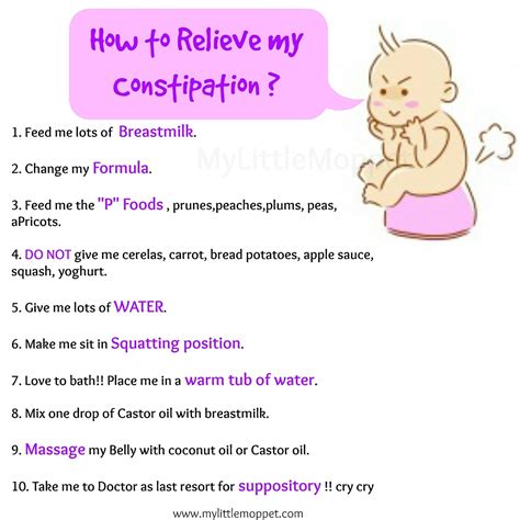 Secrets On How To Give Constipation Relief For Babies Laxative Dependency