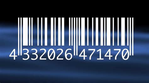 Tracking Bar Code Identification Sticker Label Barcodes Number Motion Graphic 44825032 Stock