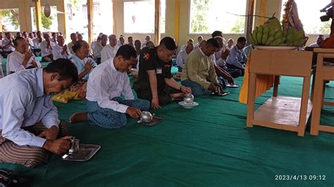 ဥတ္တရသီရိမြို့နယ် တောင်ညိုကျေးရွာ၌ အသက် ၈၀နှစ်အထက် သက်ကြီးဘိုးဘွားမ