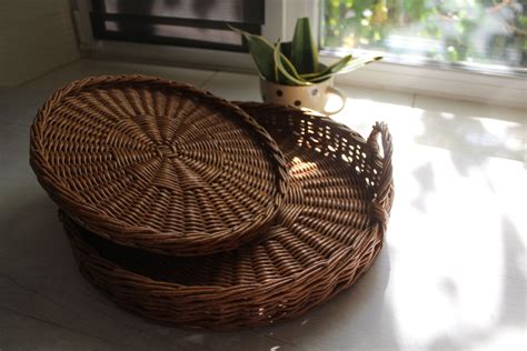 Плетені вироби ручної роботи Піднос таця 350 грн Поделки рукоделие Подольск на Olx