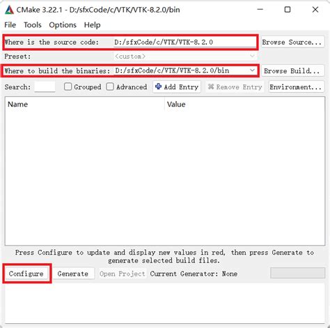 CMake Visual Studio VTK 8 2 0 配置 shenyczz 博客园