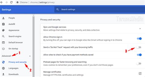 Cara Mengaktifkan Do Not Track Dnt Di Web Browser