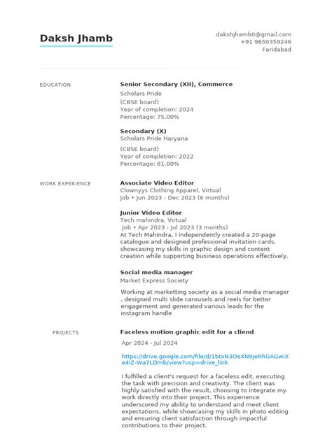 Cv Pdf Graphic Design Computing