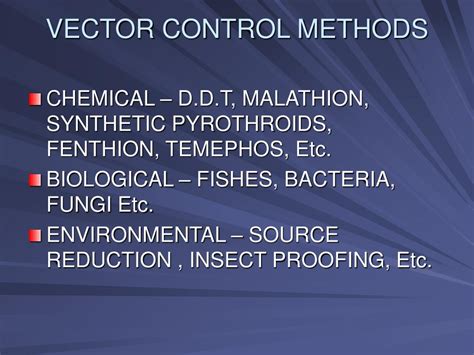Ppt Biocontrol Of Medically Important Insect Pests Powerpoint
