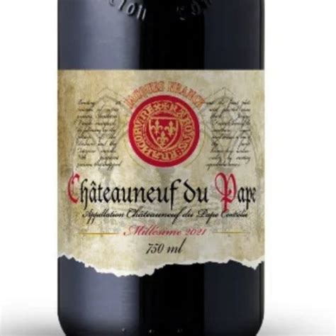 Jacques Franck ChÂteauneuf Du Pape Aoc 2021