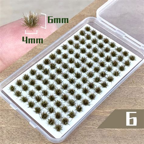 Haimni Mini Grass Cluster Self Adhesive Static Grass Tufts Diy