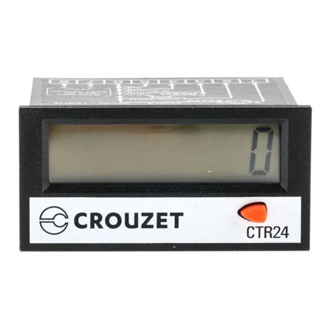 Crouzet Ctr24 2251 Operating Instructions Manual Pdf Download Manualslib