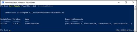 how to get newer version of powershellget install don t upgrade