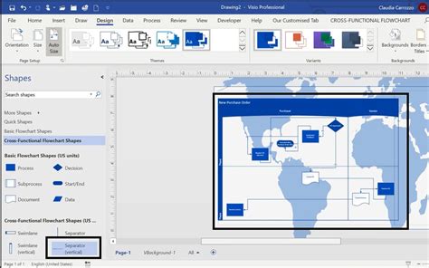 How To Create A Swimlane Diagram In Ms Visio Earn And Excel