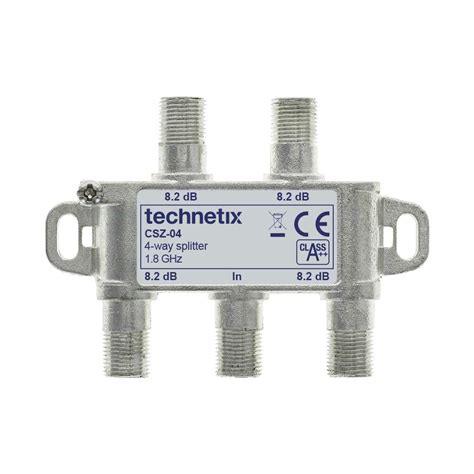 Core 4 Way Inline Splitter 18ghz Technetix Emea