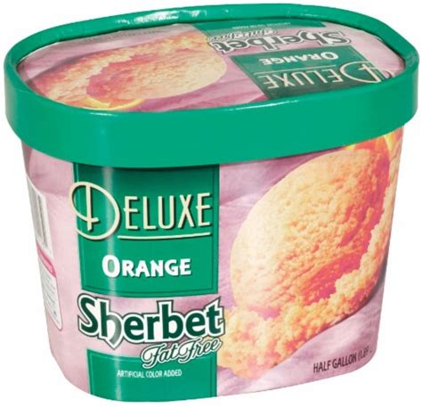 Kroger® Deluxe Orange Sherbet Ice Cream 64 Fl Oz Kroger