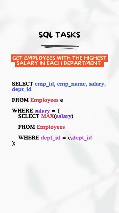 Sql Sql Interview Tasks Youtubeshorts Coding Youtube