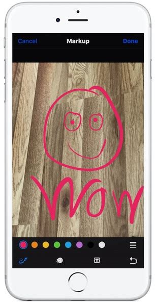 How To Markup Write Draw On Photos With IPhone Or IPad