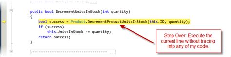 Visual Studio What Is The Difference Between Step Over And Step Into In Debugger Mode