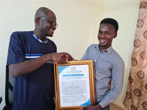 A1 Radio Celebrates Moses Apiah For Receiving Impactful Journalism