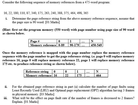 solved course operating system virtual memory page