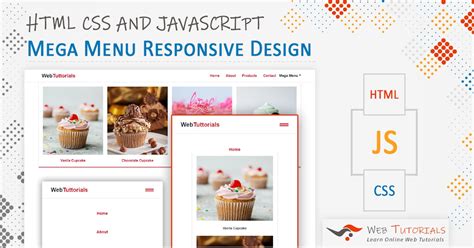 Responsive Mega Menu Using JavaScript